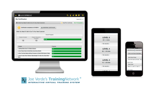 Certification – DS – Joe Verde Training Network